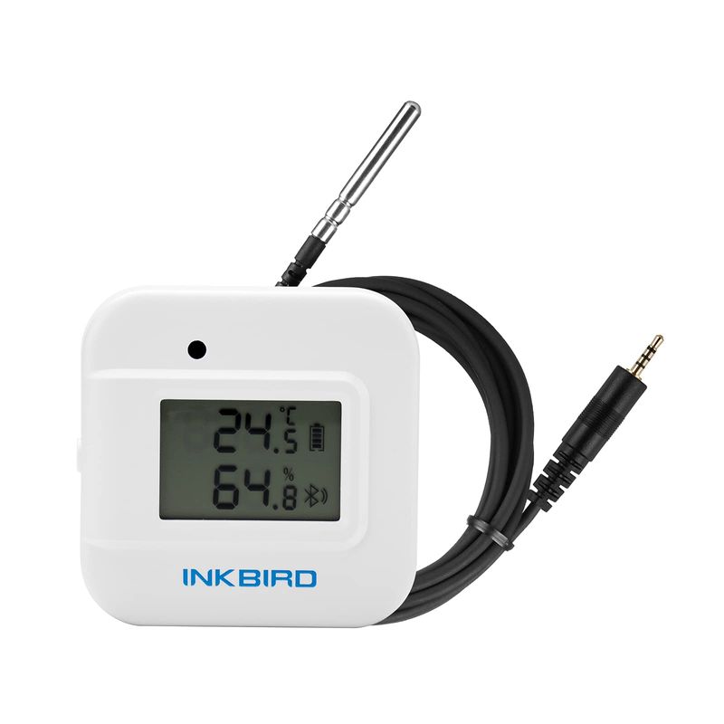 Inkbird Bluetooth Thermo-Hygrometer, Thermometer, Hygrometer, with ...