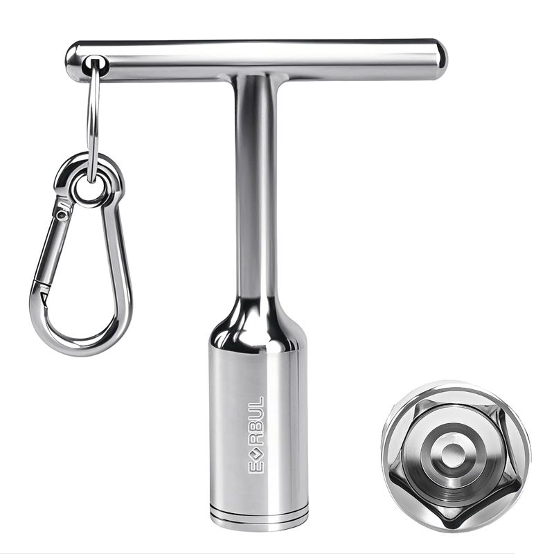 EVRBUL T-Handle Penta Socket 13/16" Deep Socket Penta Wrench Lineman ...