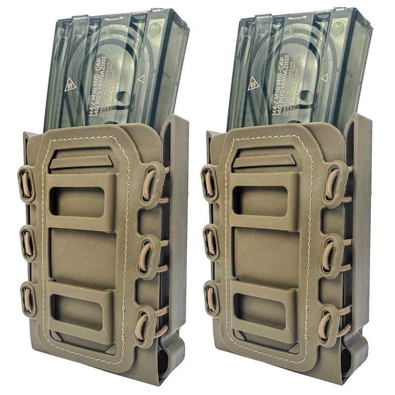 MILQUEST Magazine Pouch, M4 AK P90 SCAR, Molle Belt, Compatible with ...
