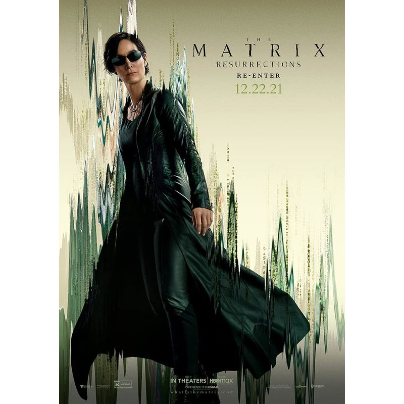 Movie Matrix Resurrections Poster 2021 THE MATRIX RESURRECTIONS Keanu ...