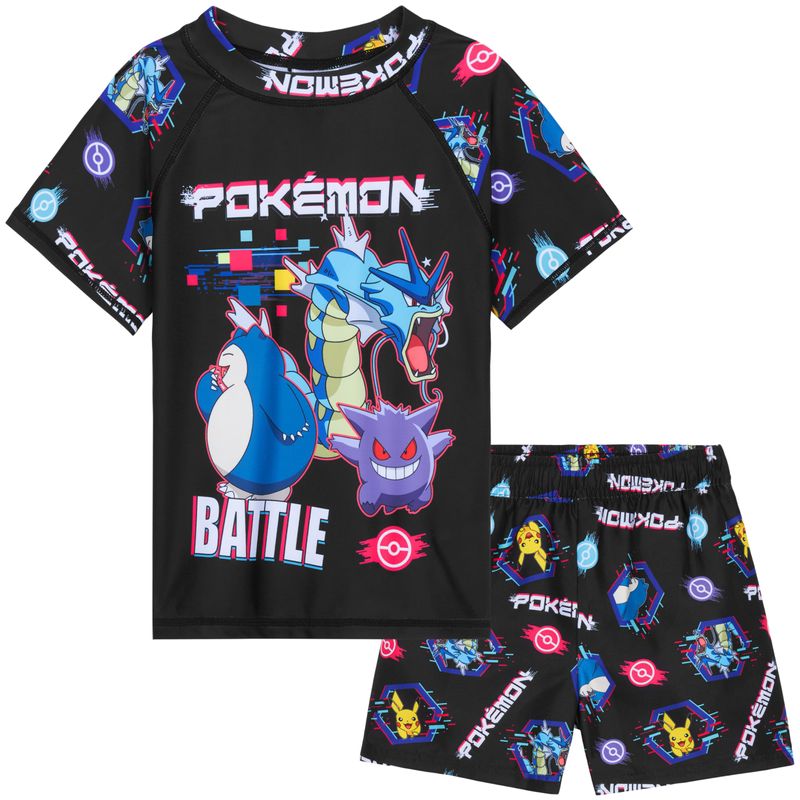 Pokemon Swimming Costume Children Teenager Set with Swimming Trunks ...