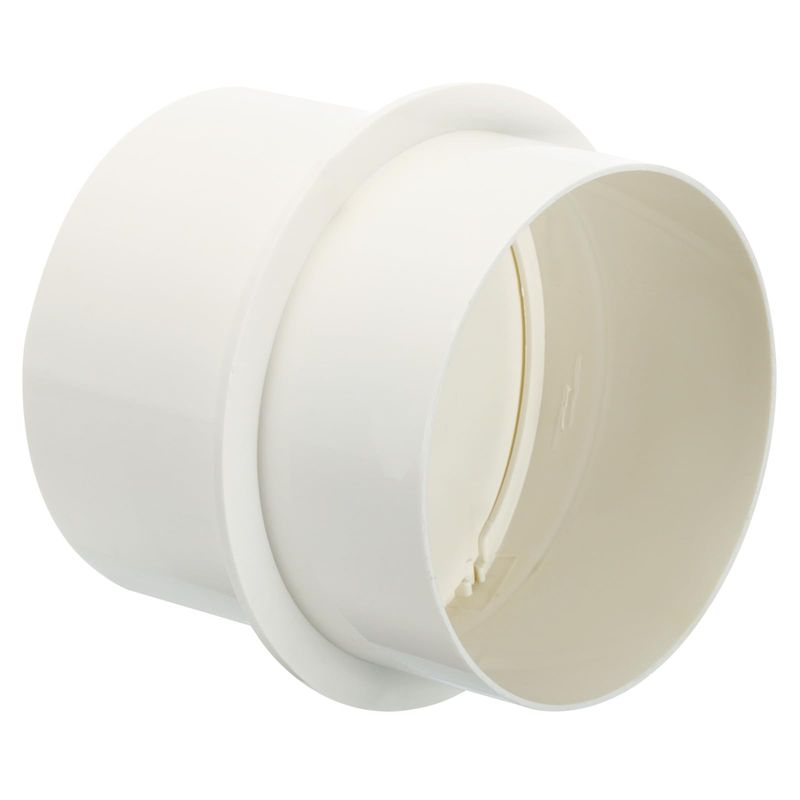 PATIKIL 4 Inch Backdraft Damper, PVC Ducting Hose Airflow Insert ...