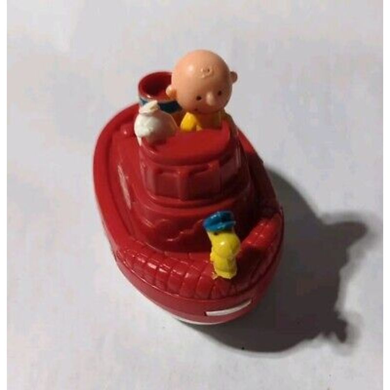 RARE VINTAGE 1972 AVIVA PEANUTS SNOOPY CHARLIE BROWN WOODSTOCK TUG BOAT TOY - Online Marketplace ...