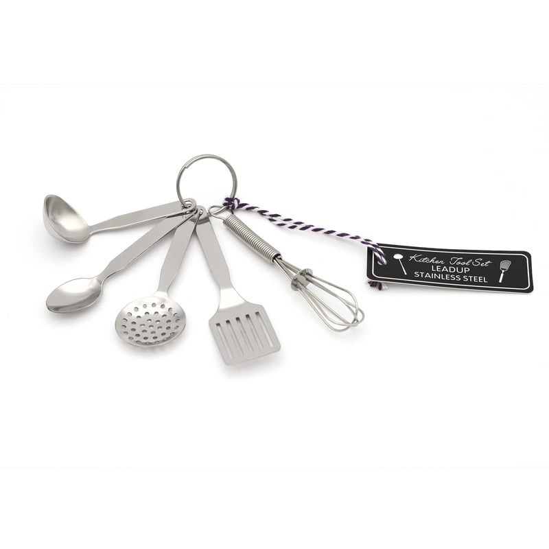 LEADUP Mini Stainless Steel Kitchen Tool Set with Keychain(3.5"),Set of ...
