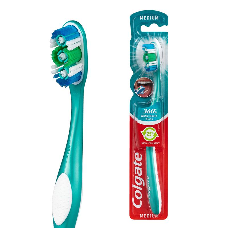Colgate 360 Degrees Compact Head Medium Toothbrush - Online Marketplace ...