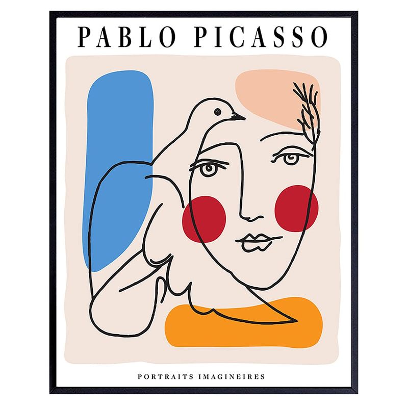 Pablo Picasso Wall Art & Decor Poster - 8x10 Abstract Mid Century ...
