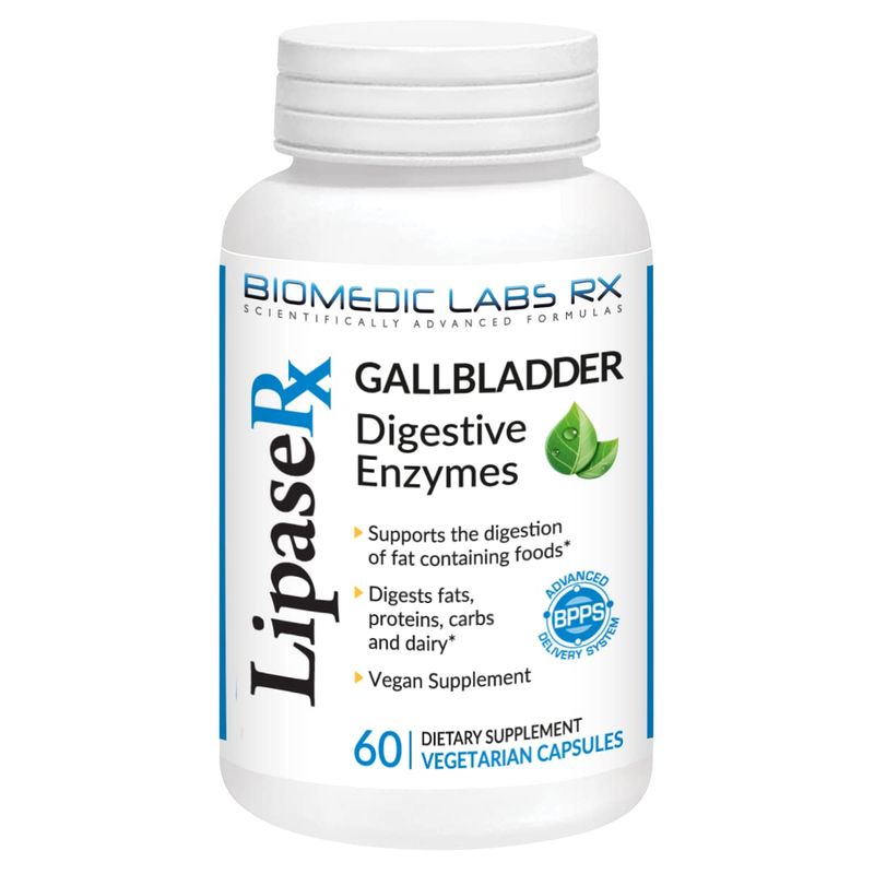 Biomedic Labs RX Gallbladder Formula, Lipase, Protease and Amylase ...