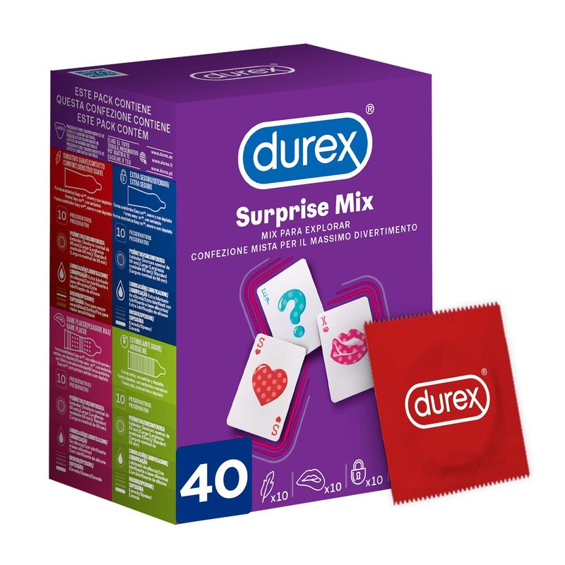 Durex Mixed Condoms Surprise Me - 40 Condoms - Online Marketplace ...