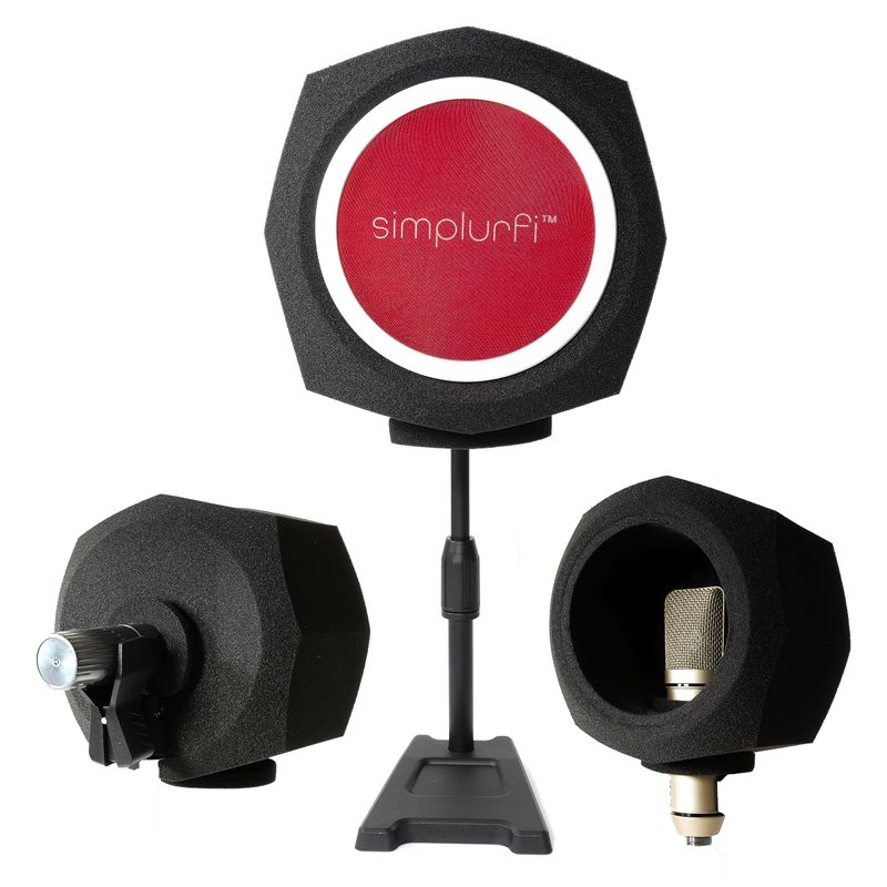 SIMPLURFI Recording Booth-Microphone Isolation Ball 2-in-1-Portable ...