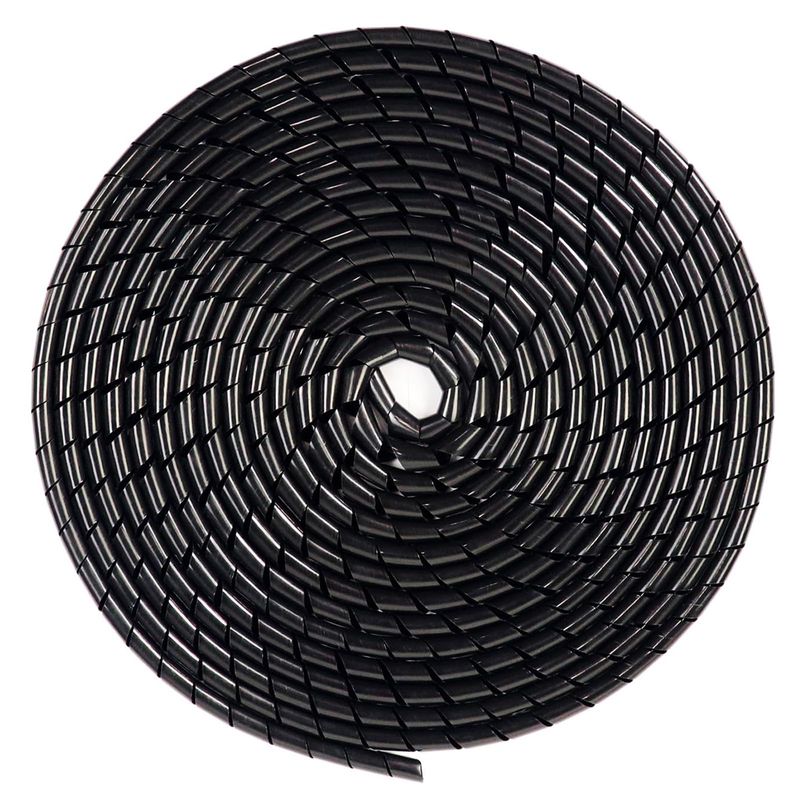10M Spiral Cable Wrap, Cable Tidy Tube, 10m Diameter 6mm and 4mm Wire ...