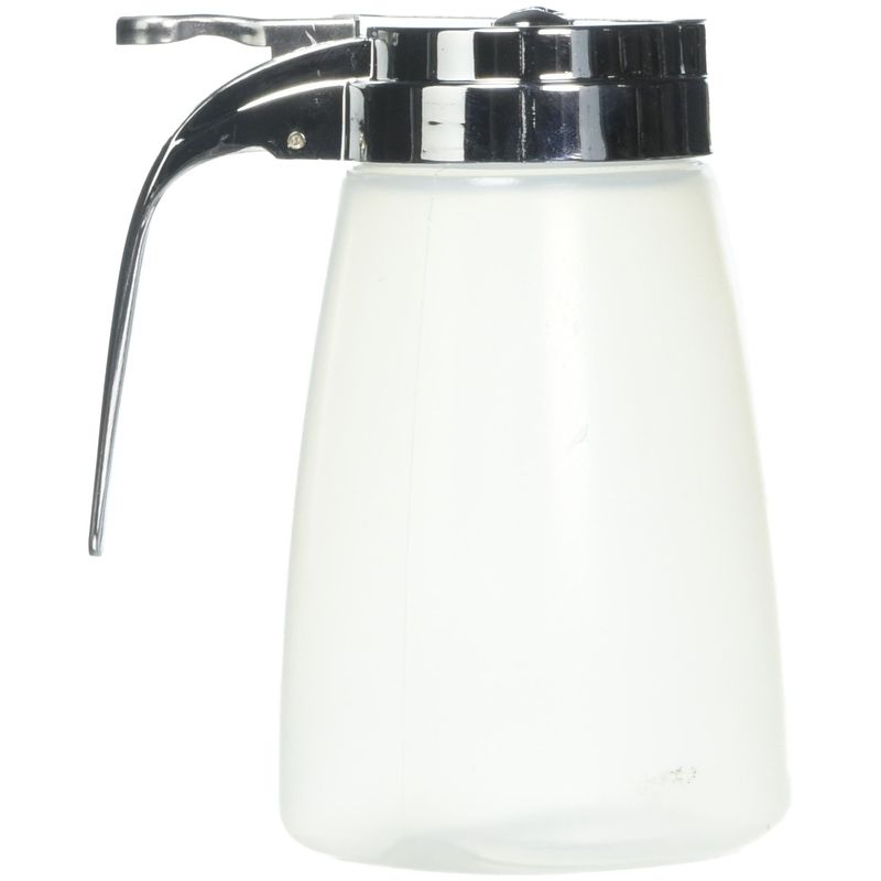 Tablecraft P10 10 oz. Plastic Chrome Syrup Pourer - Online Marketplace ...