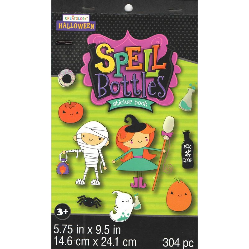 Creatology Sticker Book ~ Halloween Edition (Spell Bottles; 304 ...