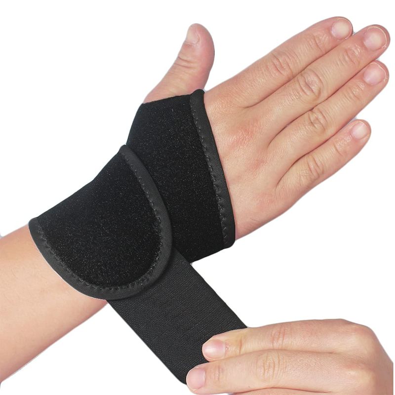 YUNYILAN Wrist Brace Wrist Wraps for Carpal Tunnel 2 Pack Wrist Brace ...