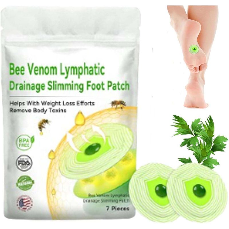 Generic Lukmlca Bee Venom Lymphatic Drainage Foot Patch, Lukmlca Bee ...