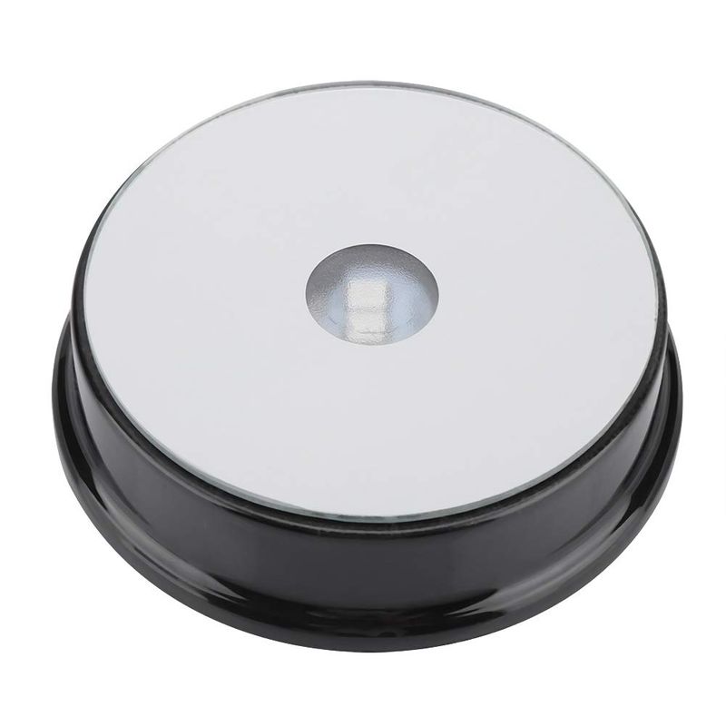LED Rotating Display Stand - Glass Sculpture Light Base and Lighted ...