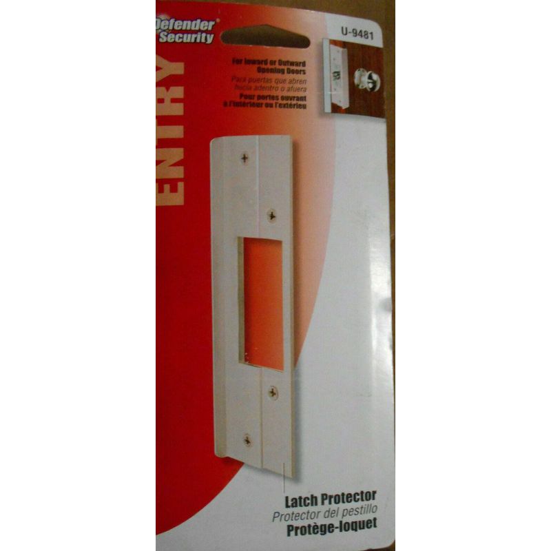 Lot of 2 New U 9481 Latch Bolt Guard Plates, Aluminum - Online ...