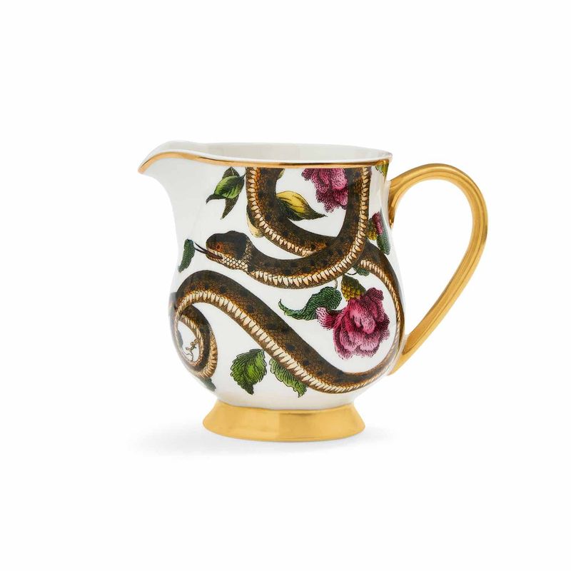 Spode Creatures of Curiosity 0.28 Litre Cream Jug Snake, Multi Coloured ...