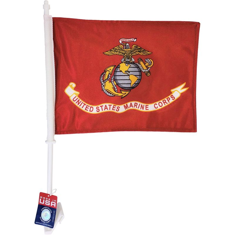 Ramsons Imports Double-Sided Car Flag 12" x 18" - U.S. Marine Corps ...