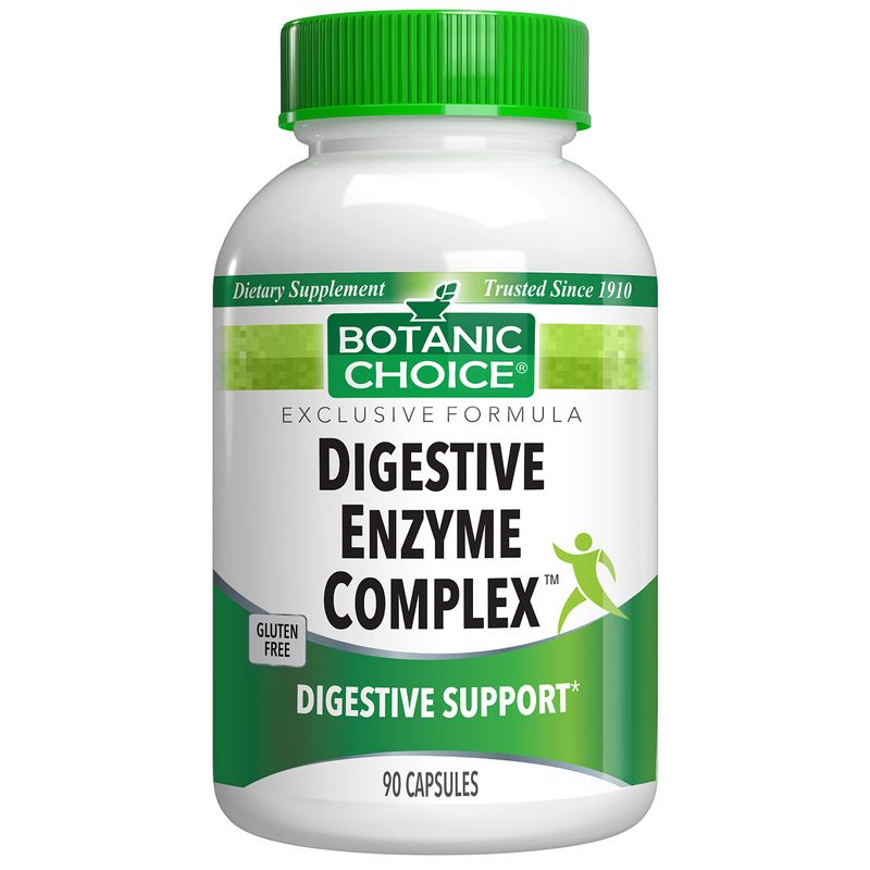 Botanic Choice Digestive Enzyme Complex - Digestive Aid for Healthy Gut ...