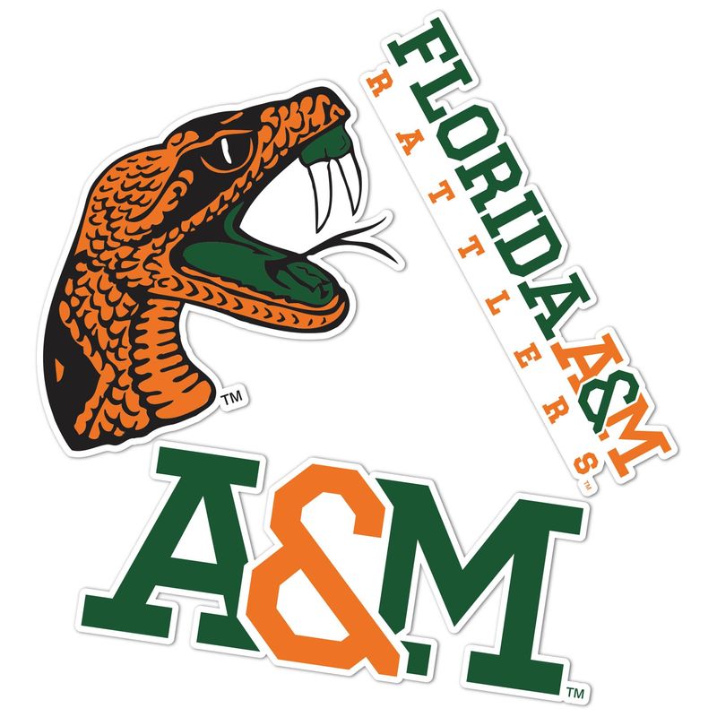 Desert Cactus Florida A&M University Stickers FAMU Rattlers Vinyl ...
