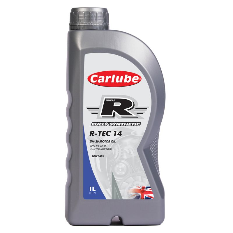 Carlube Triple R 5W-20 ACEA C5, API SP Fully Synthetic Engine Oil R-TEC ...