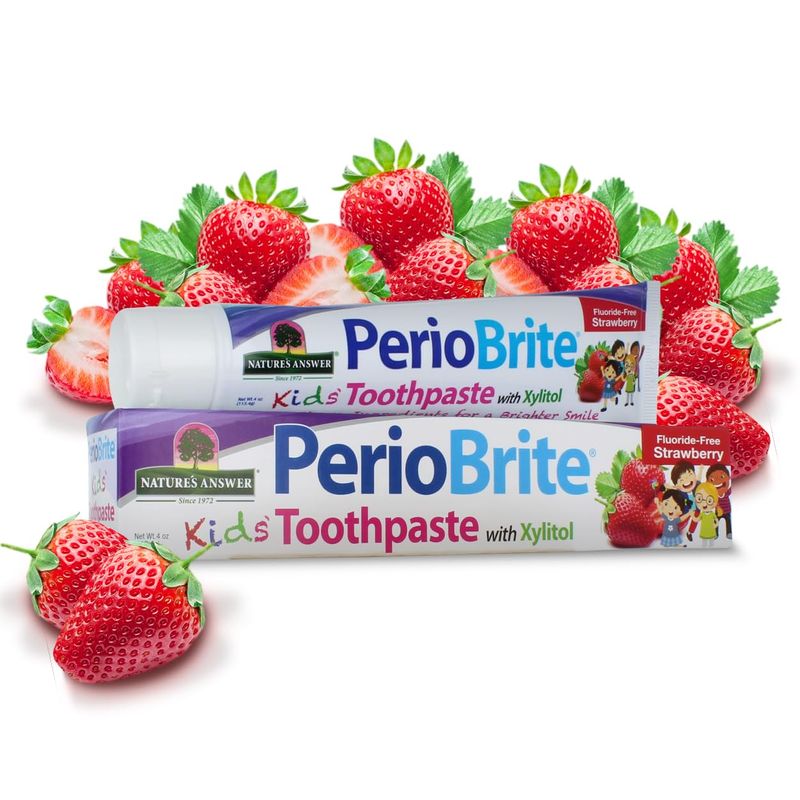 Nature's Answer Periobrite Kids Toothpaste 4 Ounce - Vegetarian, Non ...