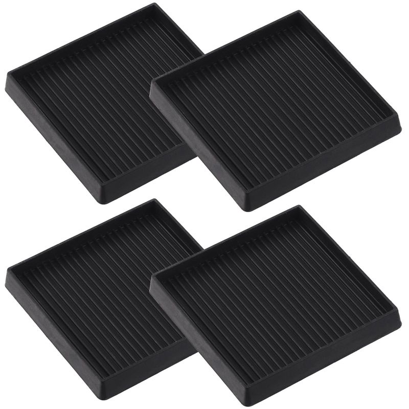 Keadic Antirutsch Gummi Caster Cups Sortiment Set, Runde und Quadrat ...