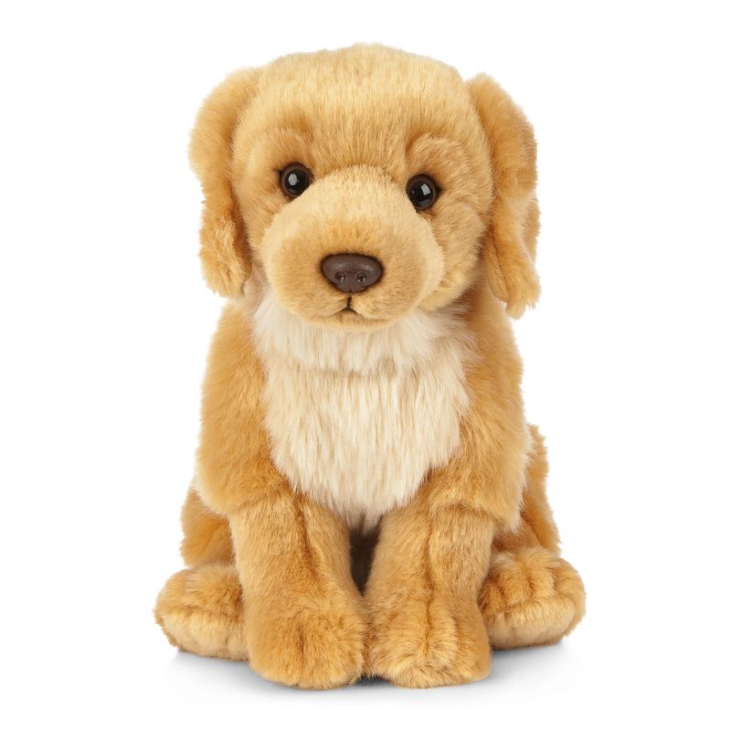 Living Nature Golden Retriever Stuffed Animal | Fluffy Dog Animal ...