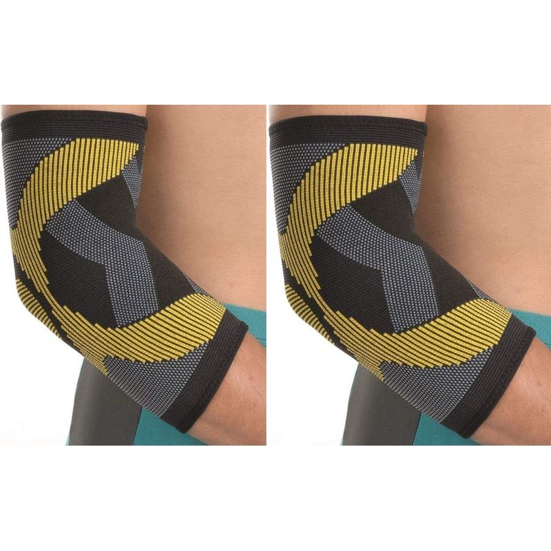 Solace Care Elastic Compressive Elbow Support (Pair Offer) - Support ...