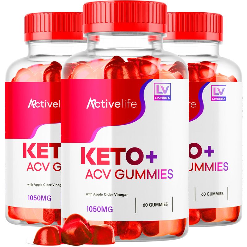 (3 Pack) ActivLife Keto ACV Gummies Advanced Weight Loss, ActiveLife ...