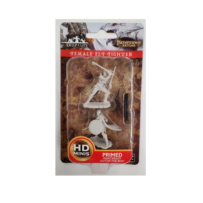 Pathfinder Deep Cuts Unpainted Miniatures: Wave 6: Elf Female Fighter ...