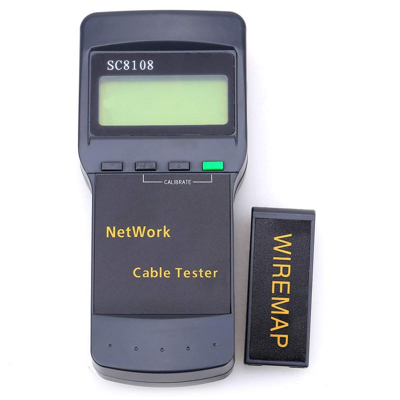 SC8108 Network Cable Tester CAT5 CAT6 RJ45 LAN Phone Cable Wire Testing ...