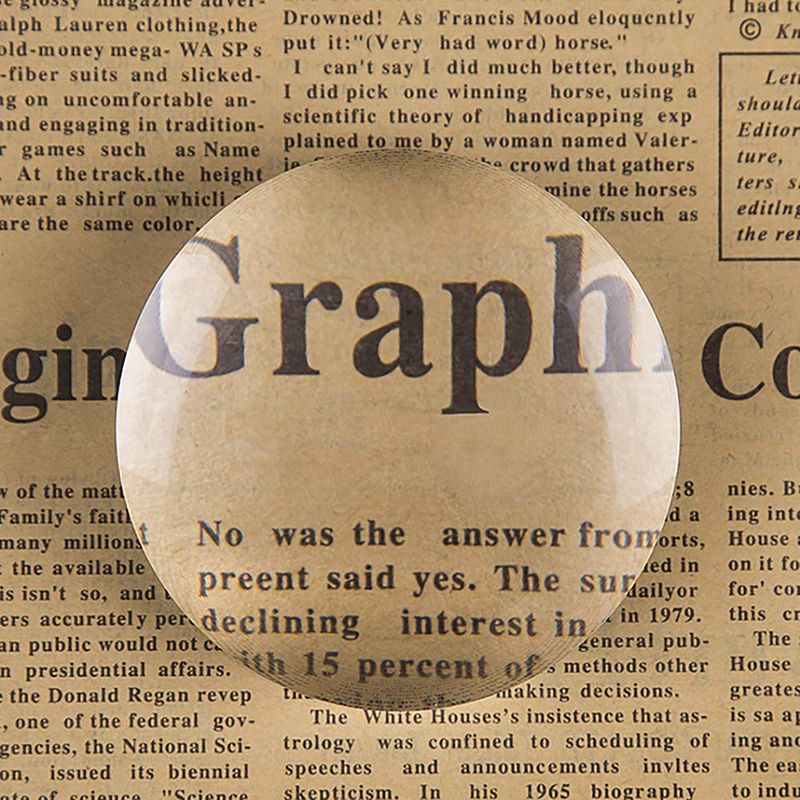 BIJIA Magnifier Magnifying Glass Acrylic Half Round Hemisphere ...