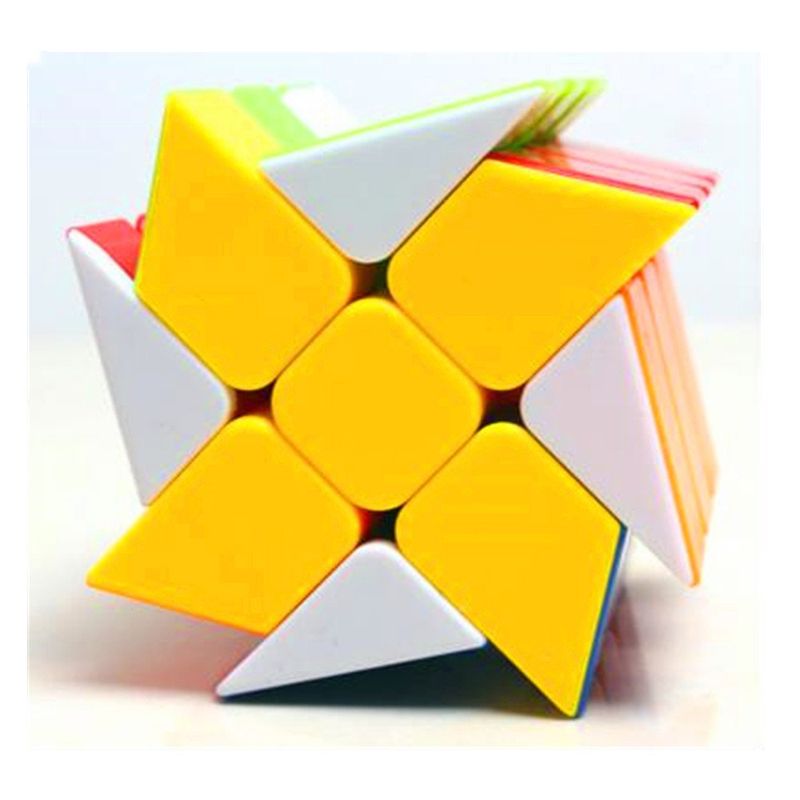 CuberSpeed Windmill 3x3 stickerless Bright Magic Cube Wheel Color ...