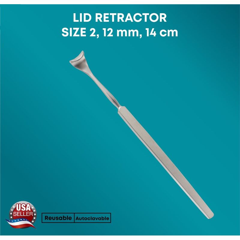 Desmarres Lid Retractor 12mm Blade Eyelids Ophthalmic Eye Surgery ...