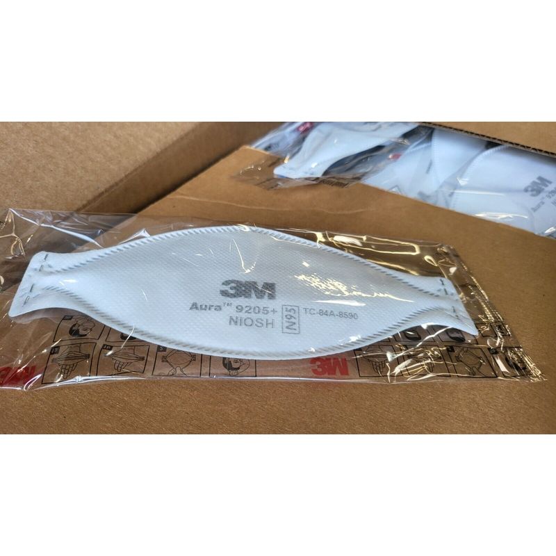 25 MASKS 3M N95 Aura 9205+ NIOSH Approved N95 Particulate Respirator Face Mask - Online ...