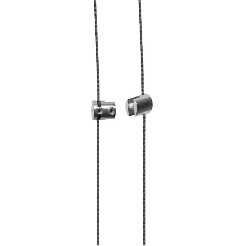 A3 Landscape Cable Wire Steel Rope kit Ceiling to Floor with Easy ...