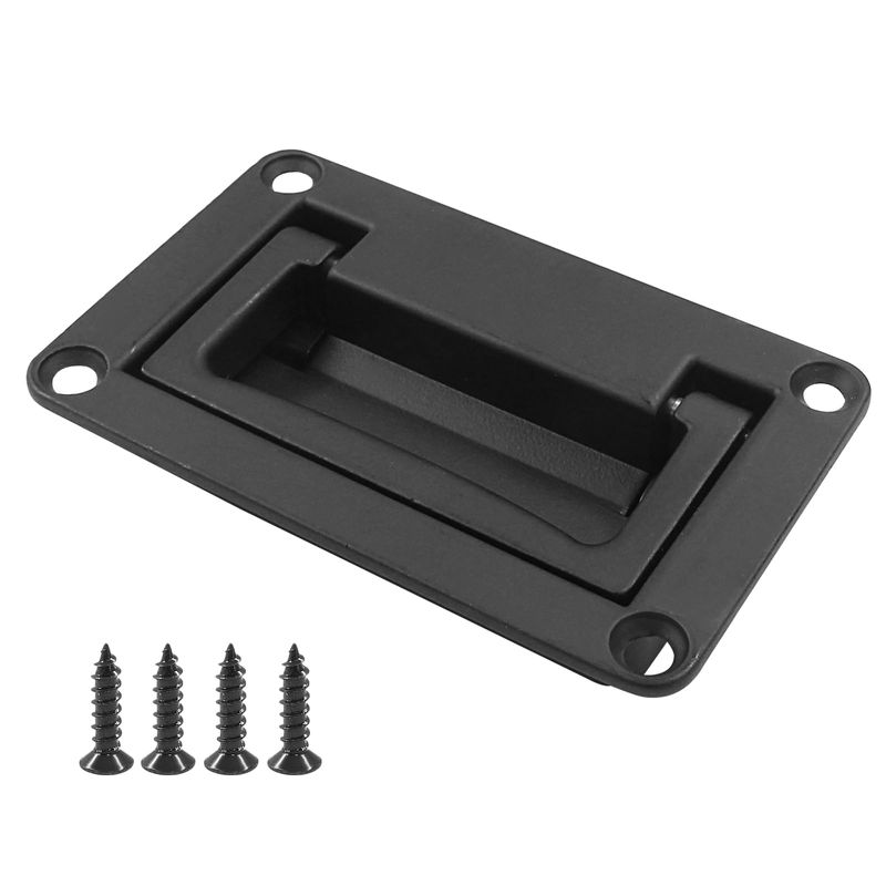Piutouyar Black Recessed Pull Handles, Flush Lift Recessed Handle ...