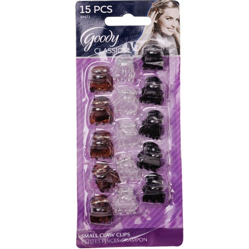 Goody WoMens Classics Mini Claw Clip, Micro, 15 Count - Online ...