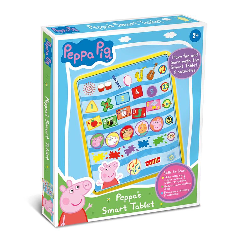 Peppa Pig PP04 Peppa's Smart Tablet Toy For Kids - Interactive Learning ...