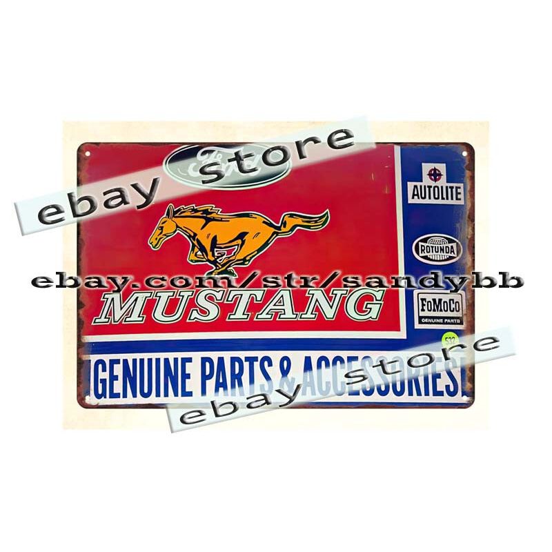 farmcabin Mustang sales service car automotive tin sign door plaques ...
