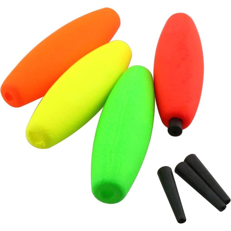 Lot of 20 Comal Tackle 3" Cigar Floats with Pegs | Mixed Colors for ...