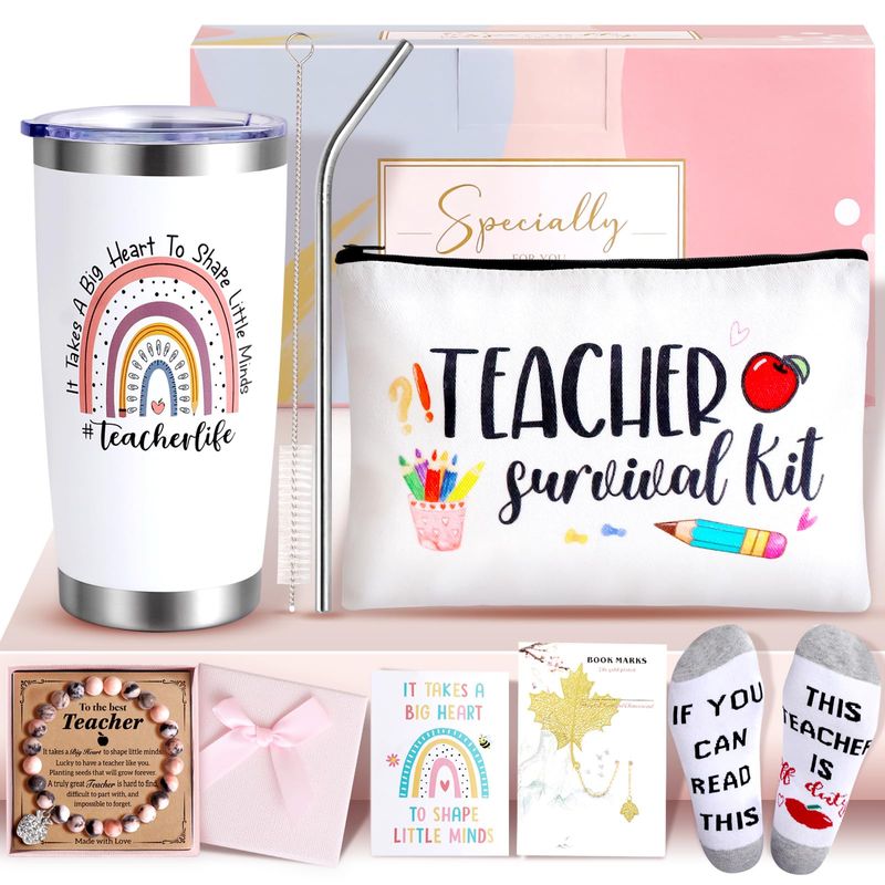 YONTINY Teacher Gifts for Women, Personalised Thank You Teacher Gifts ...