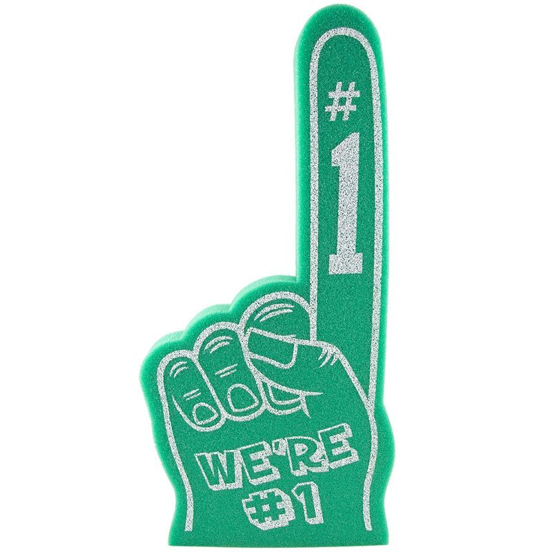 Giant Foam Finger 18 Inch- We're Number 1 Foam Hand for All Occasions ...