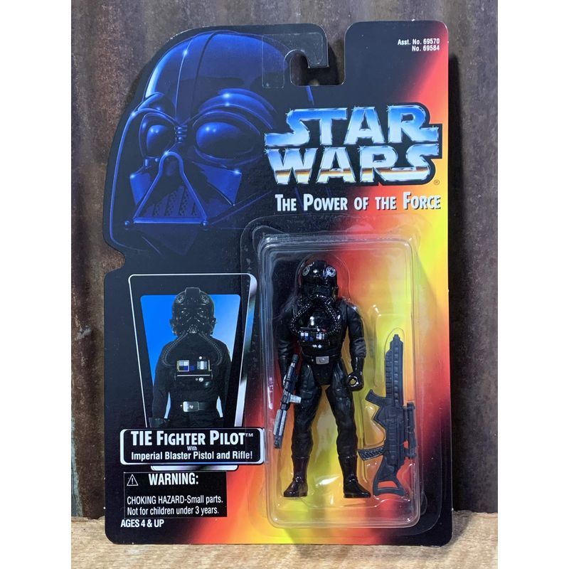 Star Wars Power of the Force Tie Fighter Pilot Action Figure with ...
