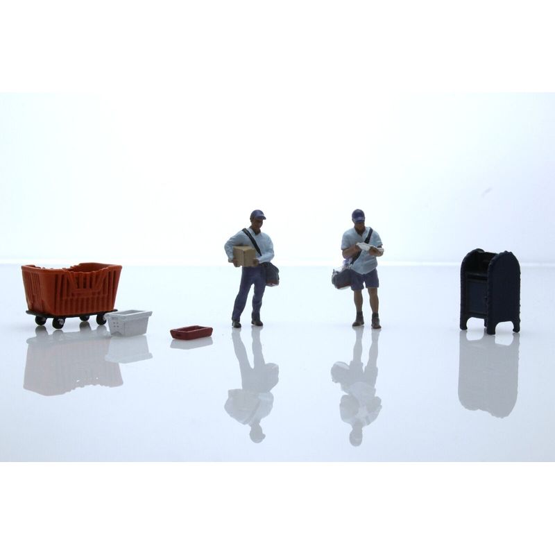 USPS Mail Post Office Delivery Driver Figures 1:64 Scale Diecast ...