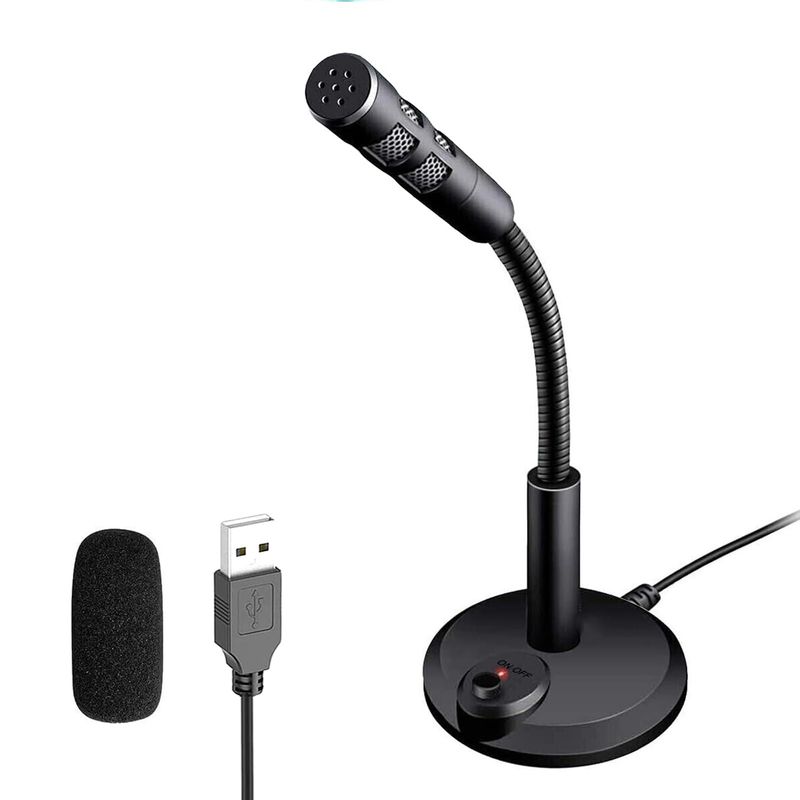USB Computer Microphone,Plug and Play Desktop PC Laptop Microphone with ...
