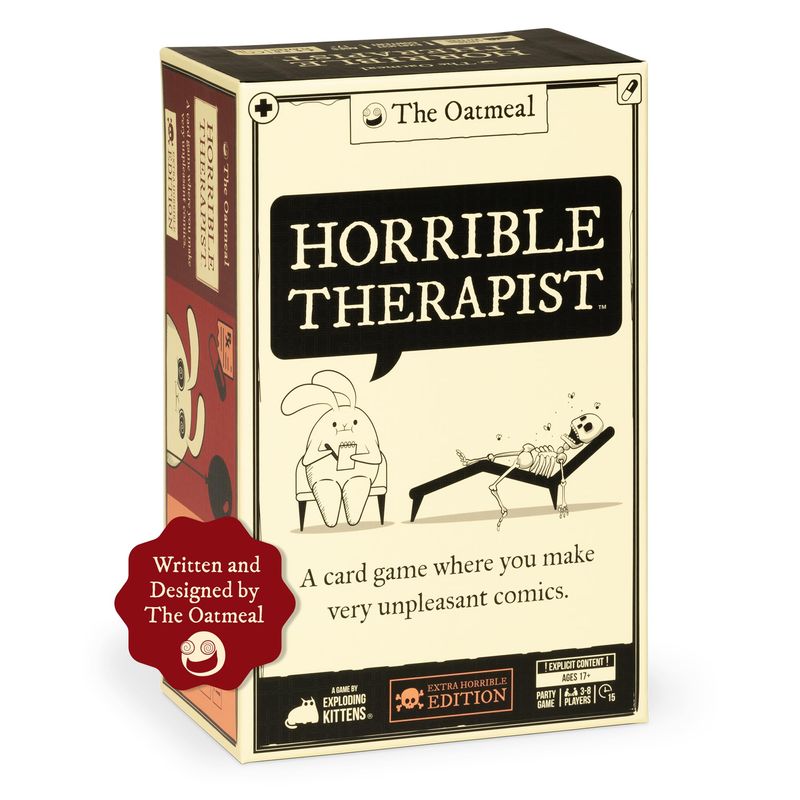 Exploding Kittens Horrible Therapist: Extra Horrible Edition - A Card ...