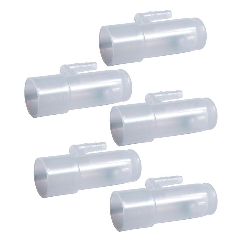 Oxygen Adapter Enrichment Port Lot of 3 & 5 connector fits CPAP Tubing ...
