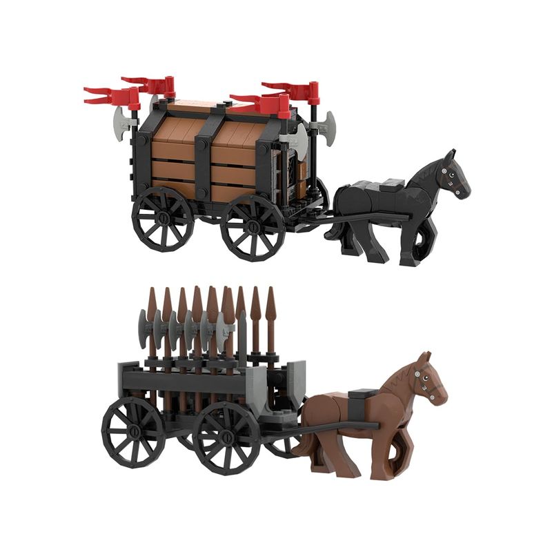 Koowants Medieval Carriage Building Blocks,Ancient Military Weapons ...